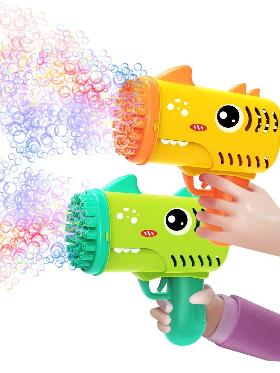 Handheld Multi-Hole Bubble Gun Outdoor Water Fun Bubble Toy, Electric ...