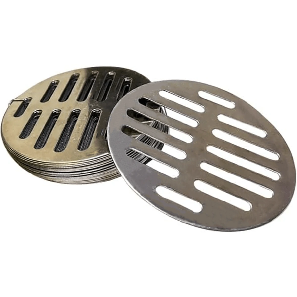 Stainless Steel Silver Round Drainage Cover, 6, 8, 9, 10cm Diameter ...
