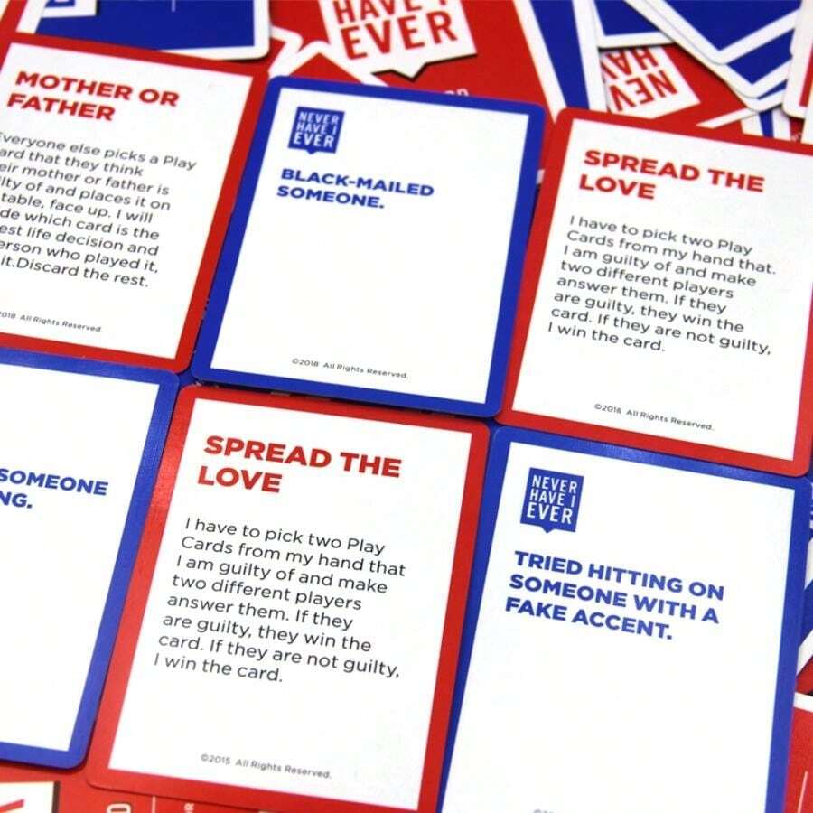 Party Card Game Never Have I Ever Expansion Pack One Card Game Set Fun ...