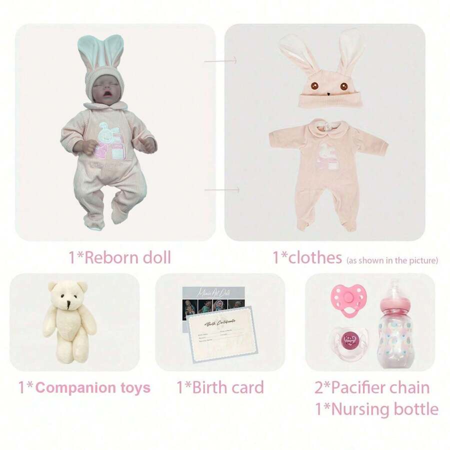 17 Inch Baby Soft Body Realistic-Newborn Baby Dolls Full Vinyl Body ...