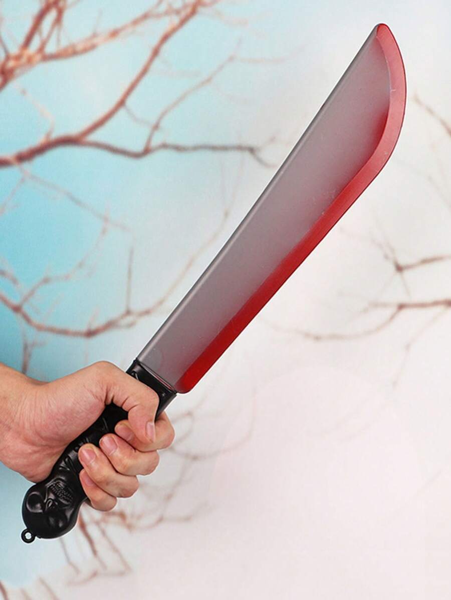 1pc Snowman Bloody Knife Prop, Plastic Realistic Fake Knife Decoration ...