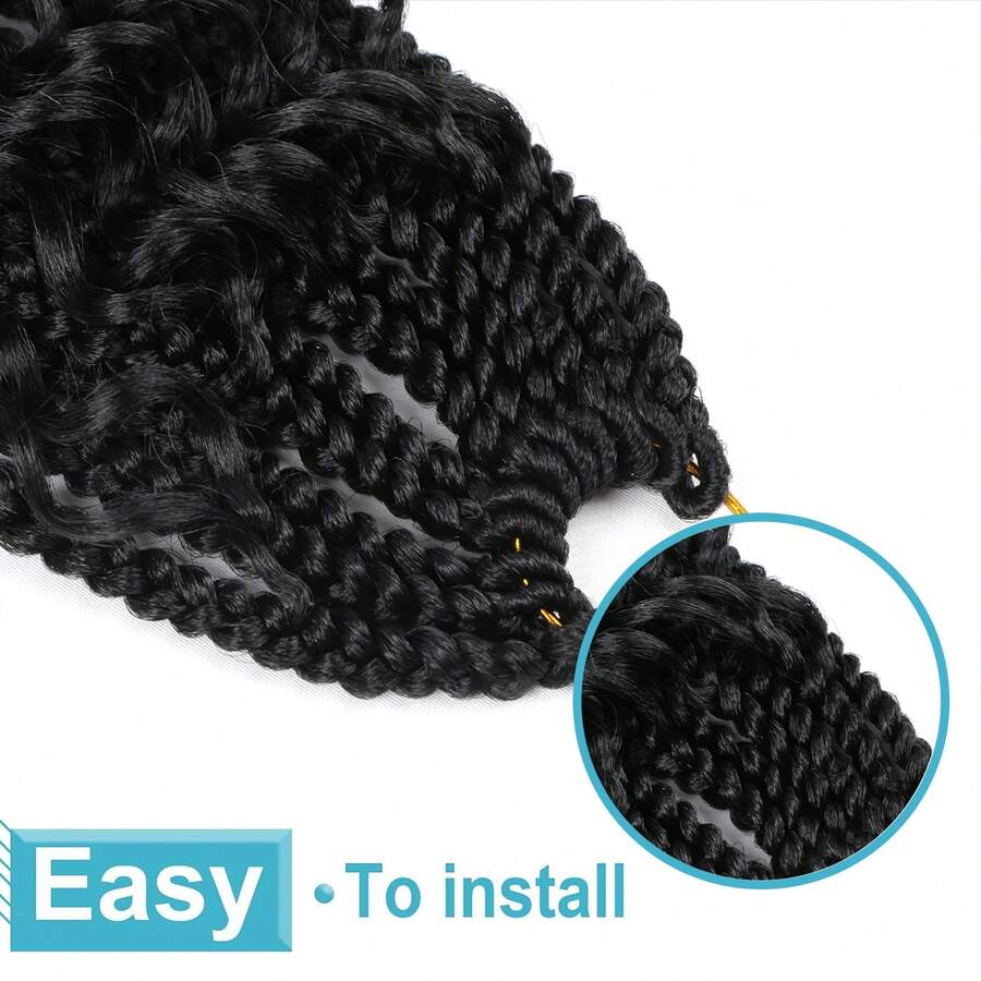 1 Packs Crochet Box Braids-10 Inch Boho Box Braids Crochet Braids Hair ...