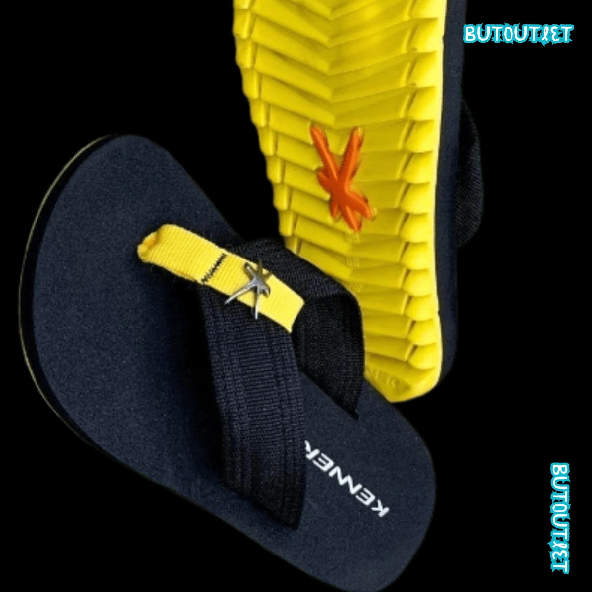 Kenner NK6 Original Men's Women's Black Flip Flop Sandal | SHEIN USA