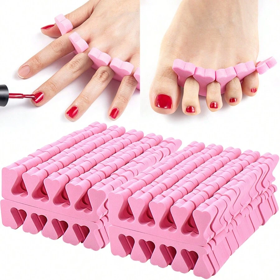 50pcs Toe Splitter, Finger Splitter, Soft Sponge Toe Splitter Pedicure ...