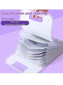 13-Layer Cartoon Handle File Folder Expanding Accordion Document ...