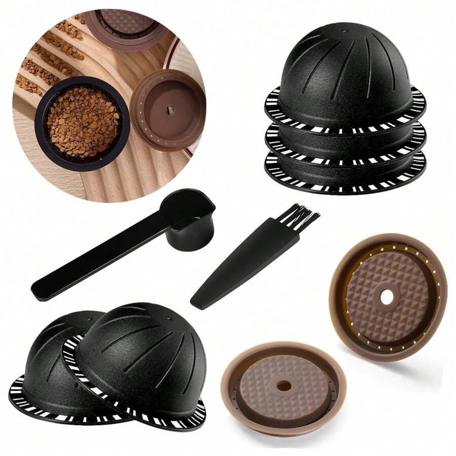 Reusable Coffee Filters Coffee Shells Plastic Refillable Cup Reusable ...