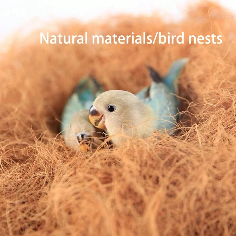 Bird Nest, Coconut Fiber Nest, Bird Nest, Warming Pad Material, Bird Breeding Nest, Small Pet ...