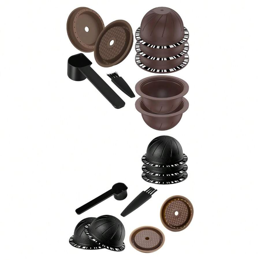 Reusable Coffee Filters Coffee Shells Plastic Refillable Cup Reusable ...