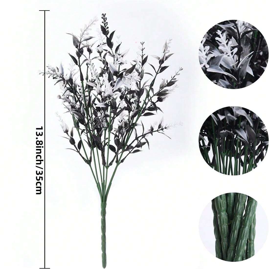 1 bouquet de lavande artificielle Fleurs extérieures factices ...