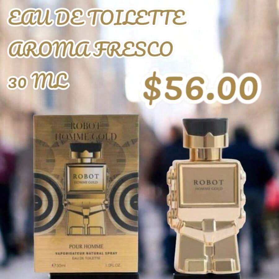 PERFUME FOR MEN 30ML ROBOT HOMME GOLD | SHEIN USA