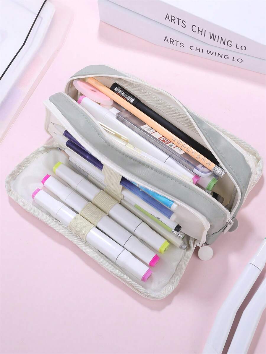 1pc Multi-Layer Pencil Case Large Capacity Multifunctional Stationery ...