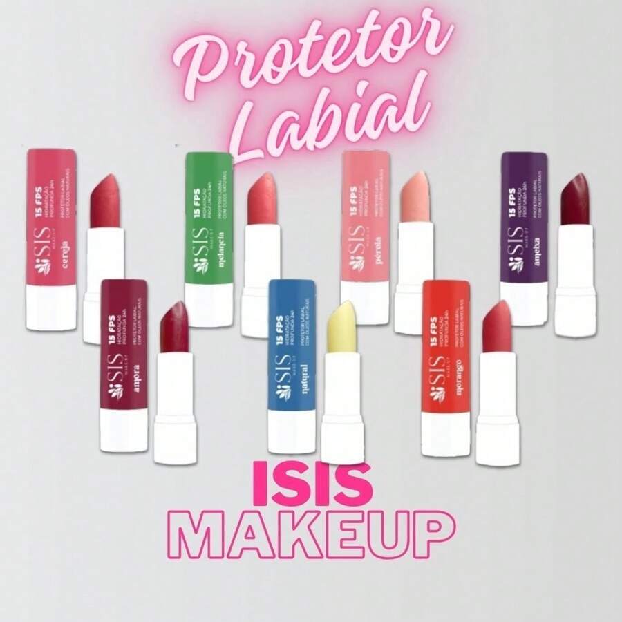 Protetor Labial Hidratação Profunda 15fps Isis Makeup | SHEIN Brasil