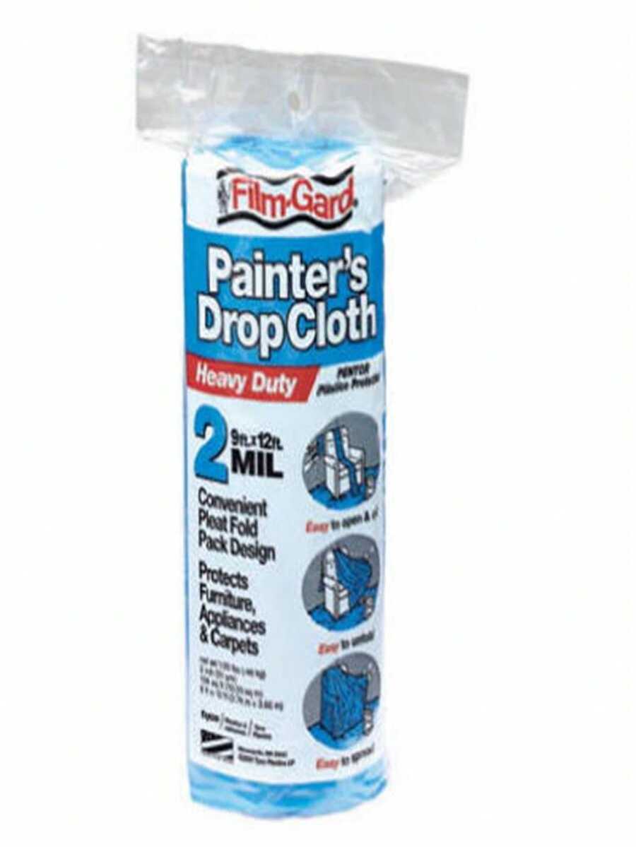 Unbeatablesale Berry Plastics 626234 Blue Heavy Duty Drop Cloth- 9 X 12 ...
