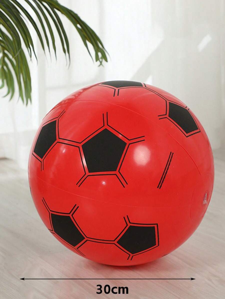 1pc PVC Inflatable Large Soccer Ball, Inflatable Beach Ball Water Toy ...