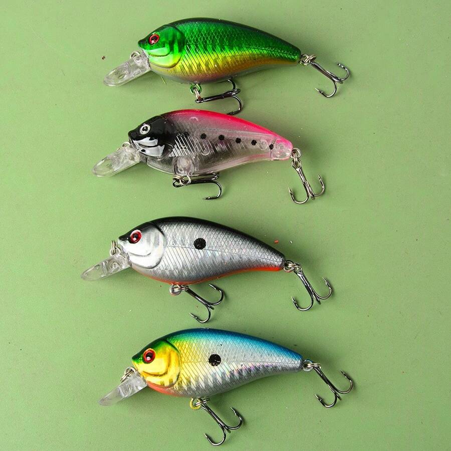 4Colors Crank Lifelike Fishing Lure, Surface Water Bionic Bait | SHEIN UK
