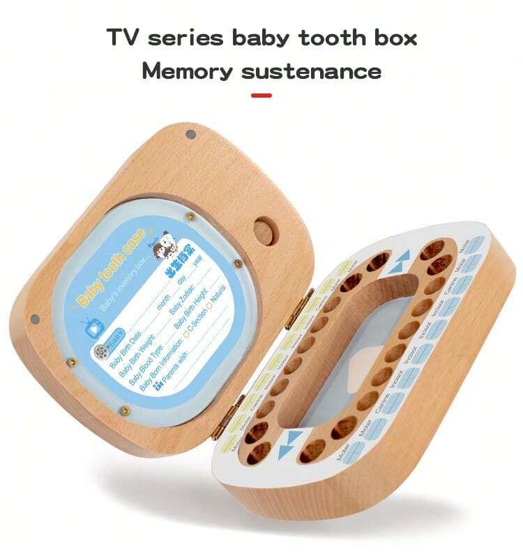 Tooth Fairy Box For Boys & Girls - Baby Teeth Keepsake Box To Store ...