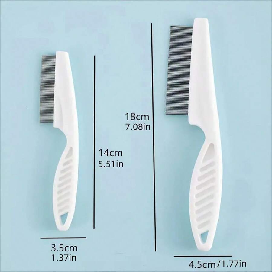 1pc. Cat Flea Comb Cat Tooth Comb Pet In-Line Steel Comb For Dog Lice ...