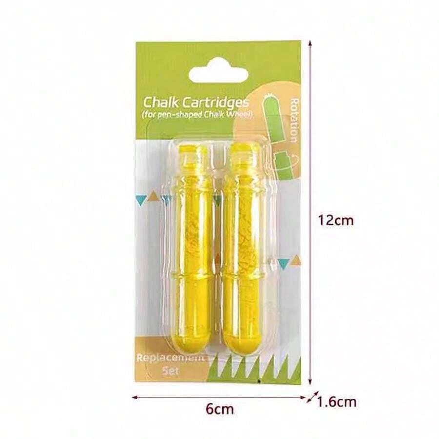 Fabric Chalk (Red, Yellow, White, Blue) - Erasable Tailors Chalk For ...