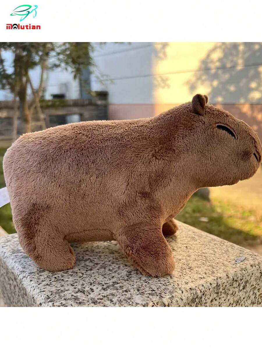 Molutian 2Sizes Simulation Animal Capybara Plush Toys Cute Capybara ...