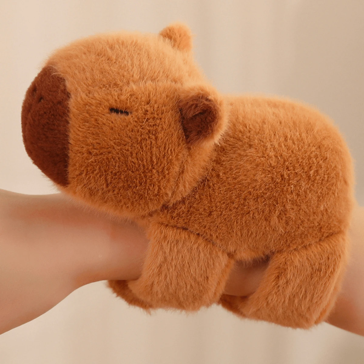 Random Style Cute Plush Capybara Bracelet, Plush Capybara Keychain ...