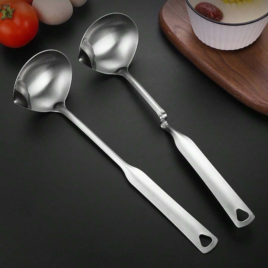 Louche à écumer l'huile en acier inoxydable, louche séparatrice d'huile ...