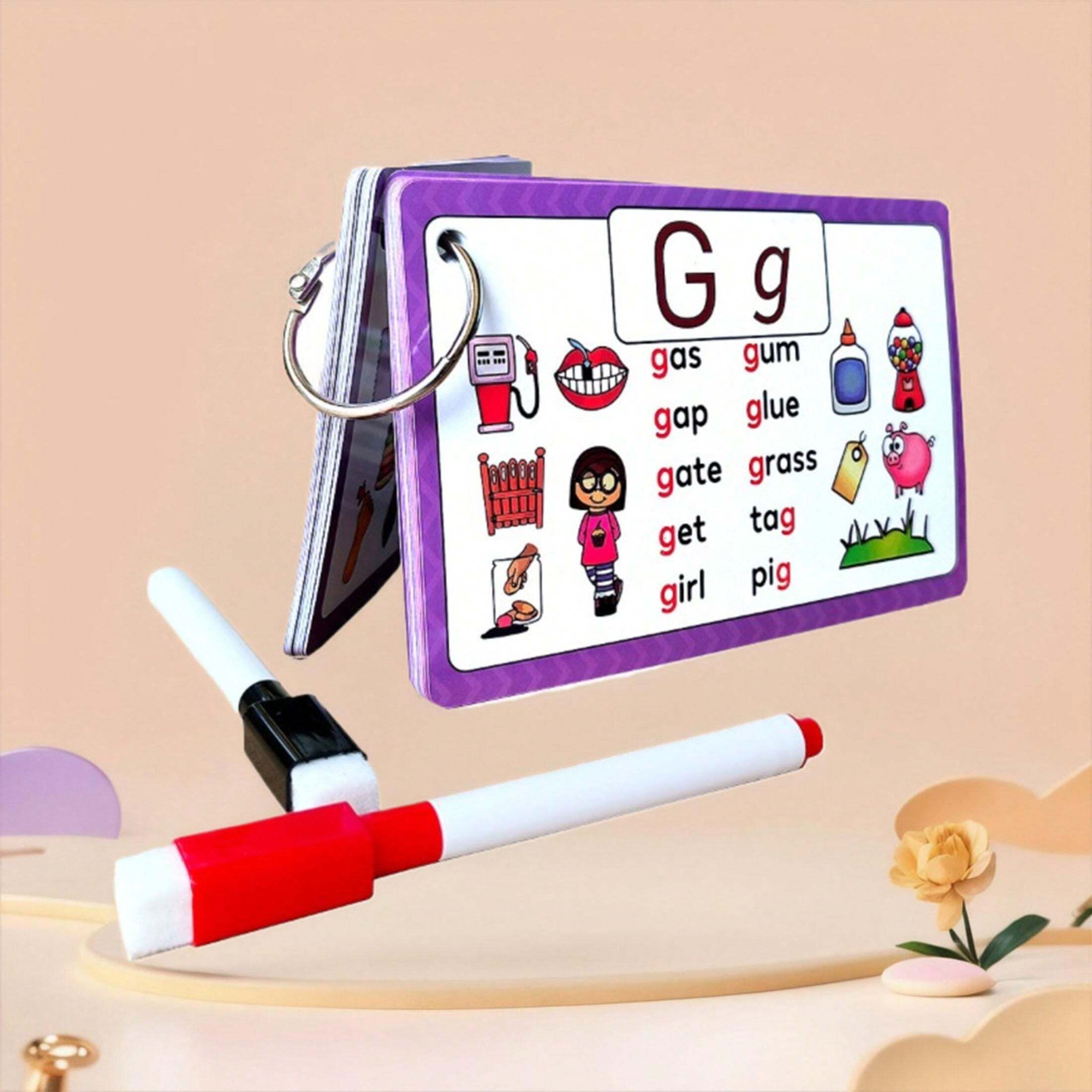 English Word Card Flashcard School Training Teaching Aids 26 Letter ...