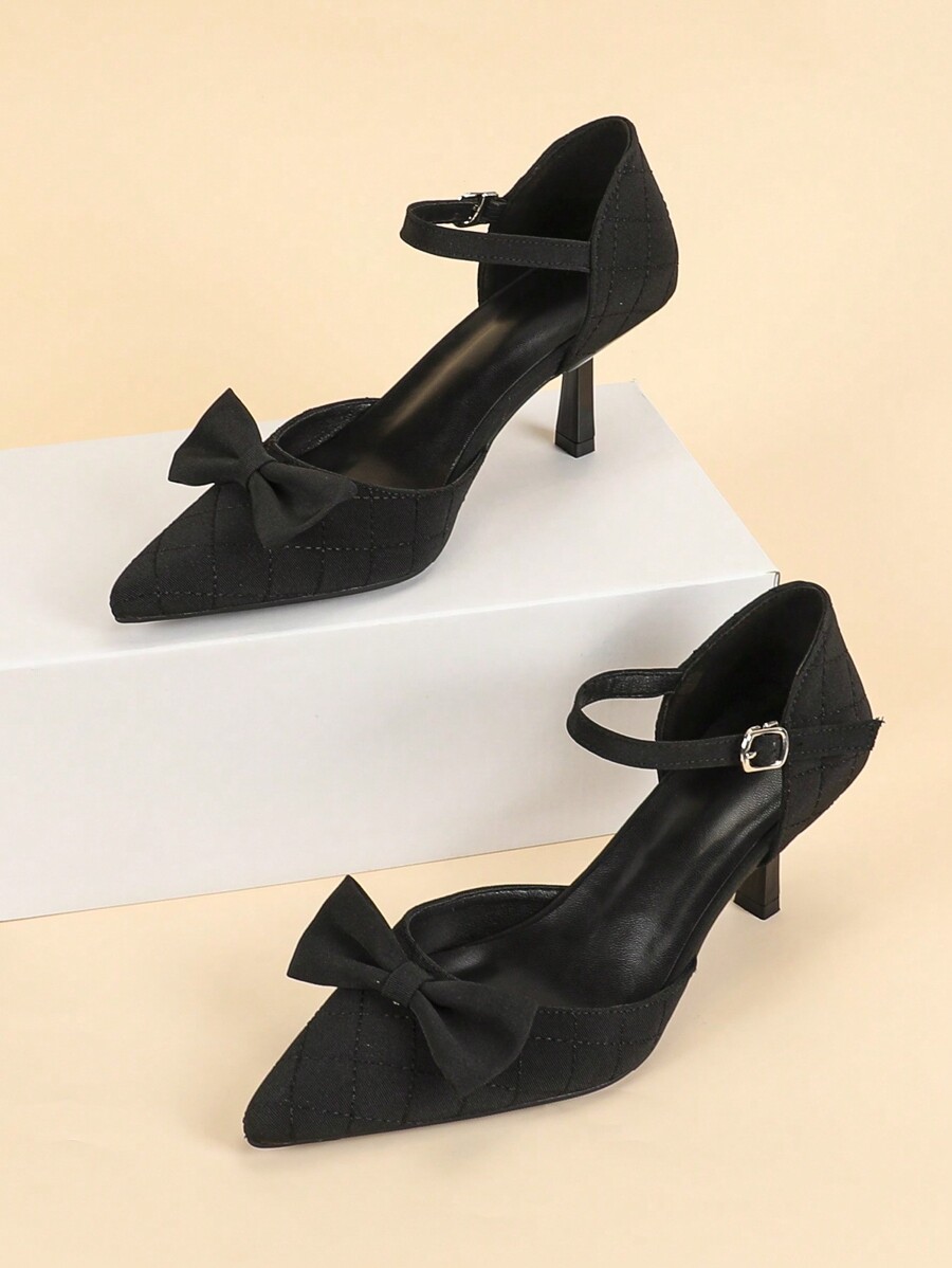 Women's High Heel Pumps, Black High Heel Sandals, Bridal Shoes, Mary ...