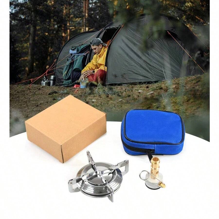 Outdoor Camping Stove - Round Disk Stove, Integrated Gas Stove, Disk ...