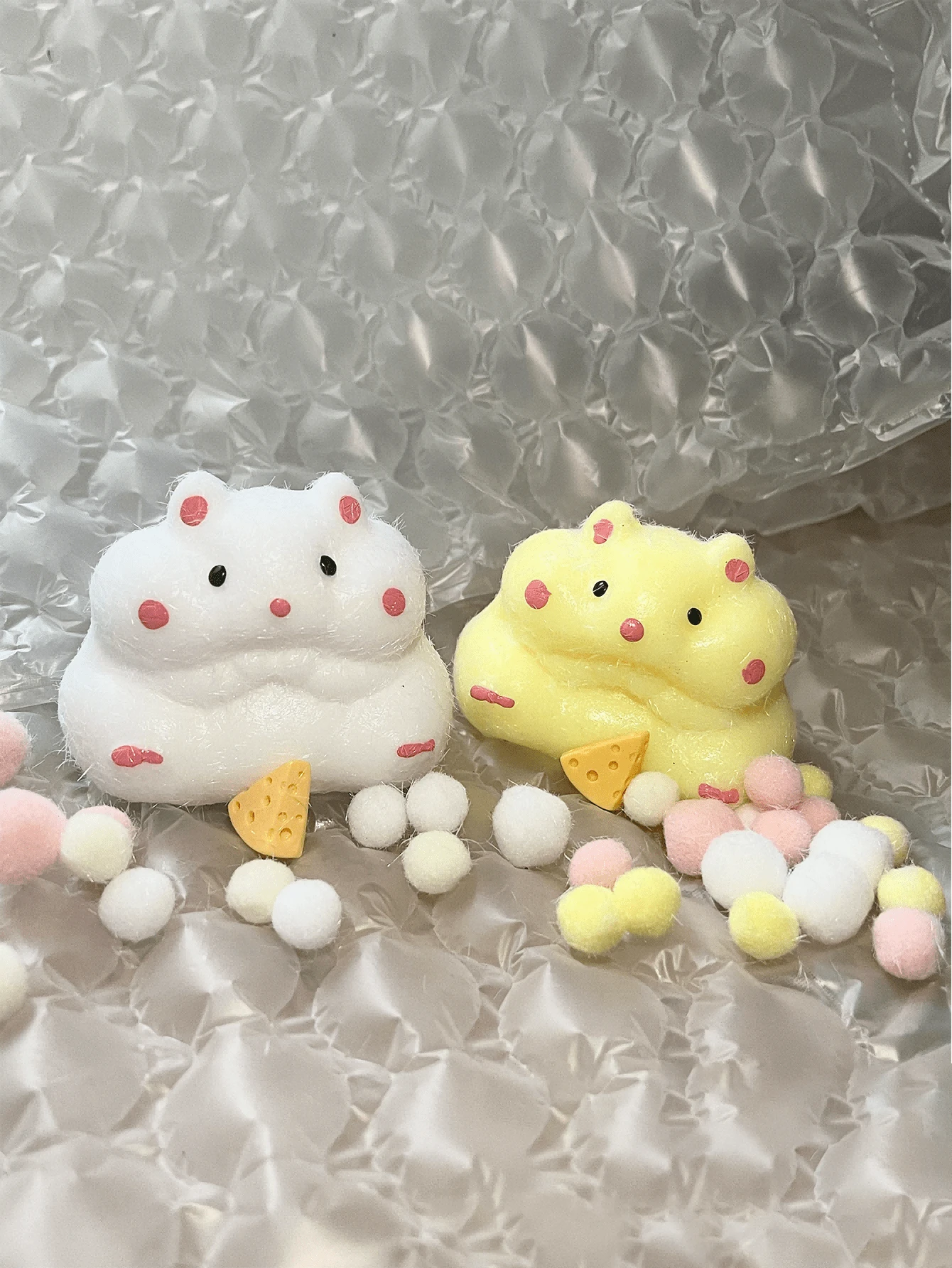 Cute Hamster Squeeze Toy, Slow Rebound Stress Relief Squishy Fidget Toy ...