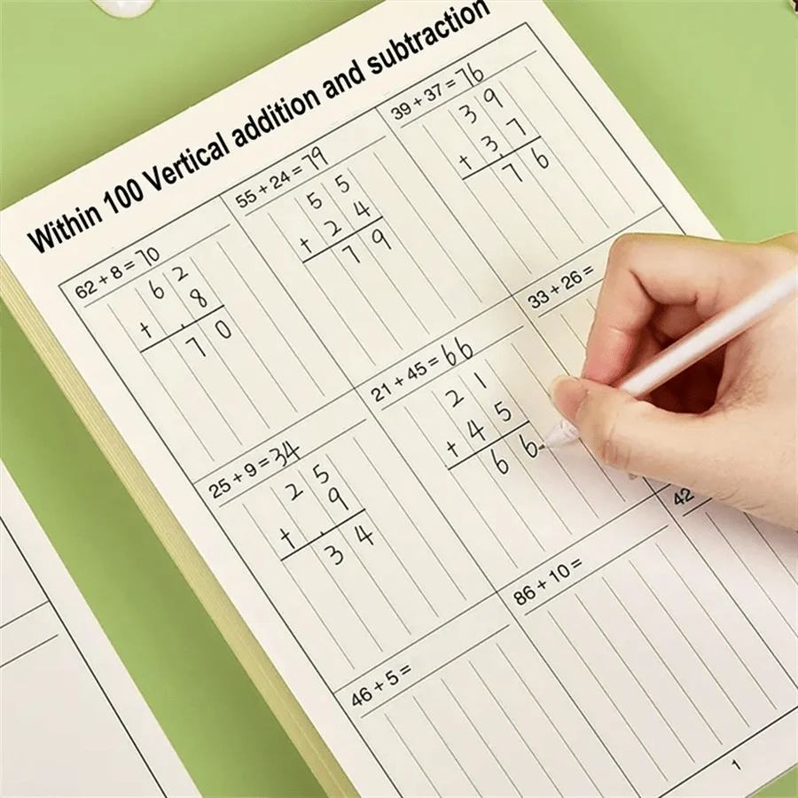 2 A Set Of Vertical Calculation Exercises, Oral Arithmetic Question ...
