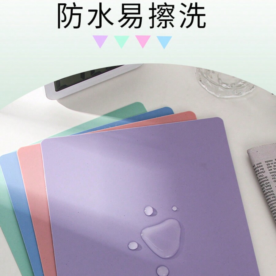 Thicker Morandi Color System A4 Paper Desk Mat, Silicone Writing Pad ...