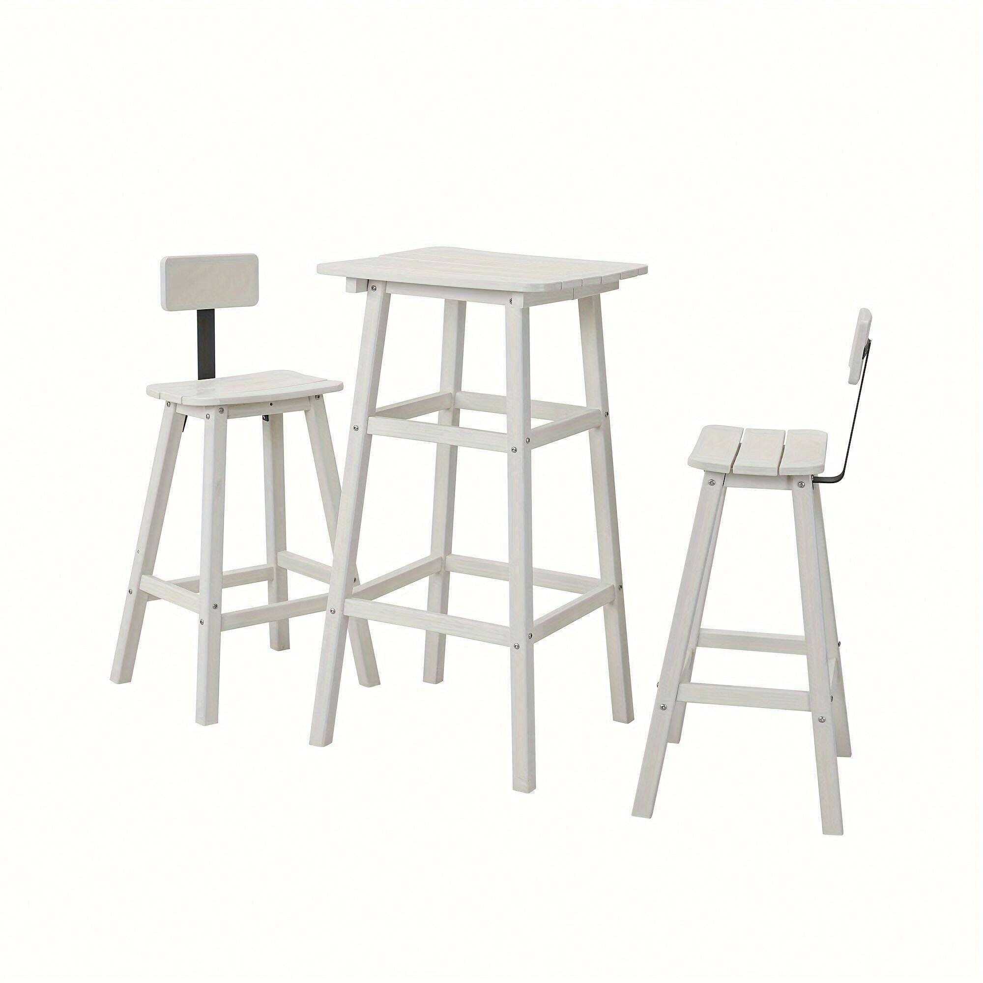 Outdoor Double Bar Set, High Density Polyethylene (HDPE) Weather ...