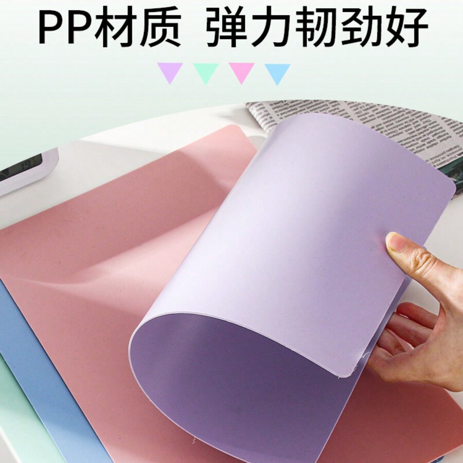 Thicker Morandi Color System A4 Paper Desk Mat, Silicone Writing Pad ...