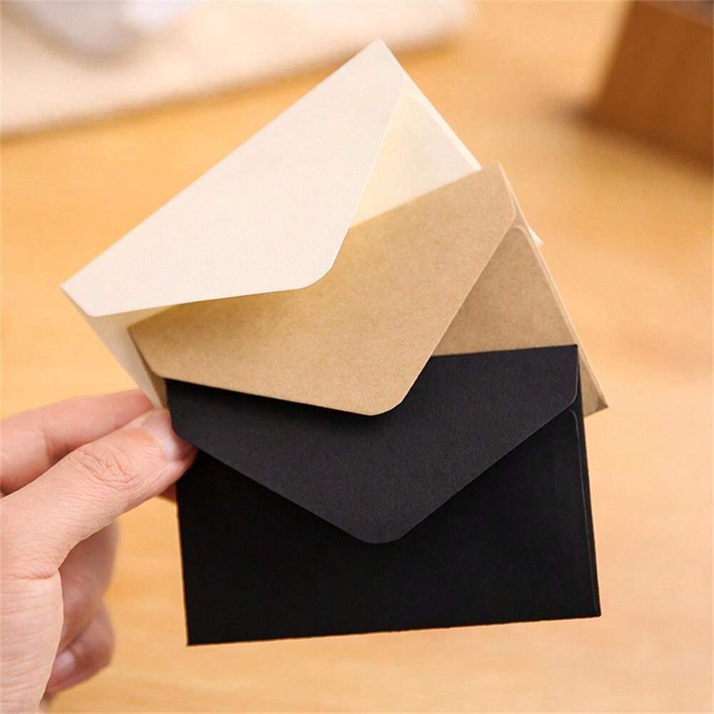 Kraft Paper Mini Small Envelope Retro Artistic Envelope Simple Handmade ...