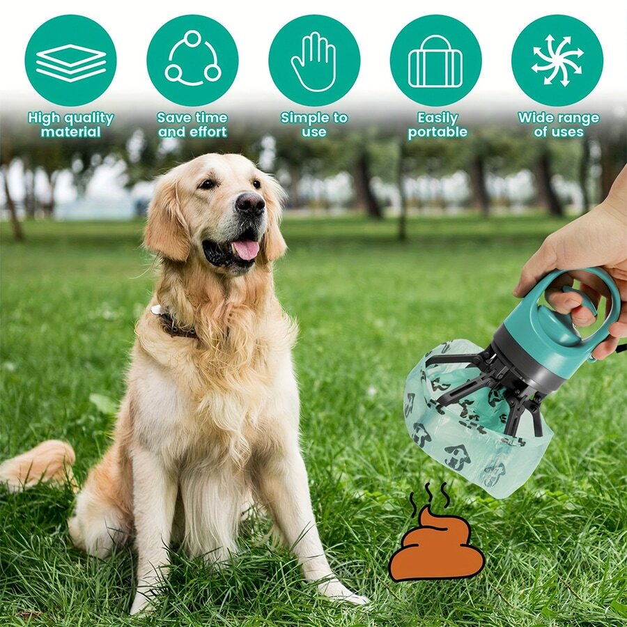 Pet Poop Picker, Portable Outdoor Dog Poop Picker Shovel Poop Dispenser ...