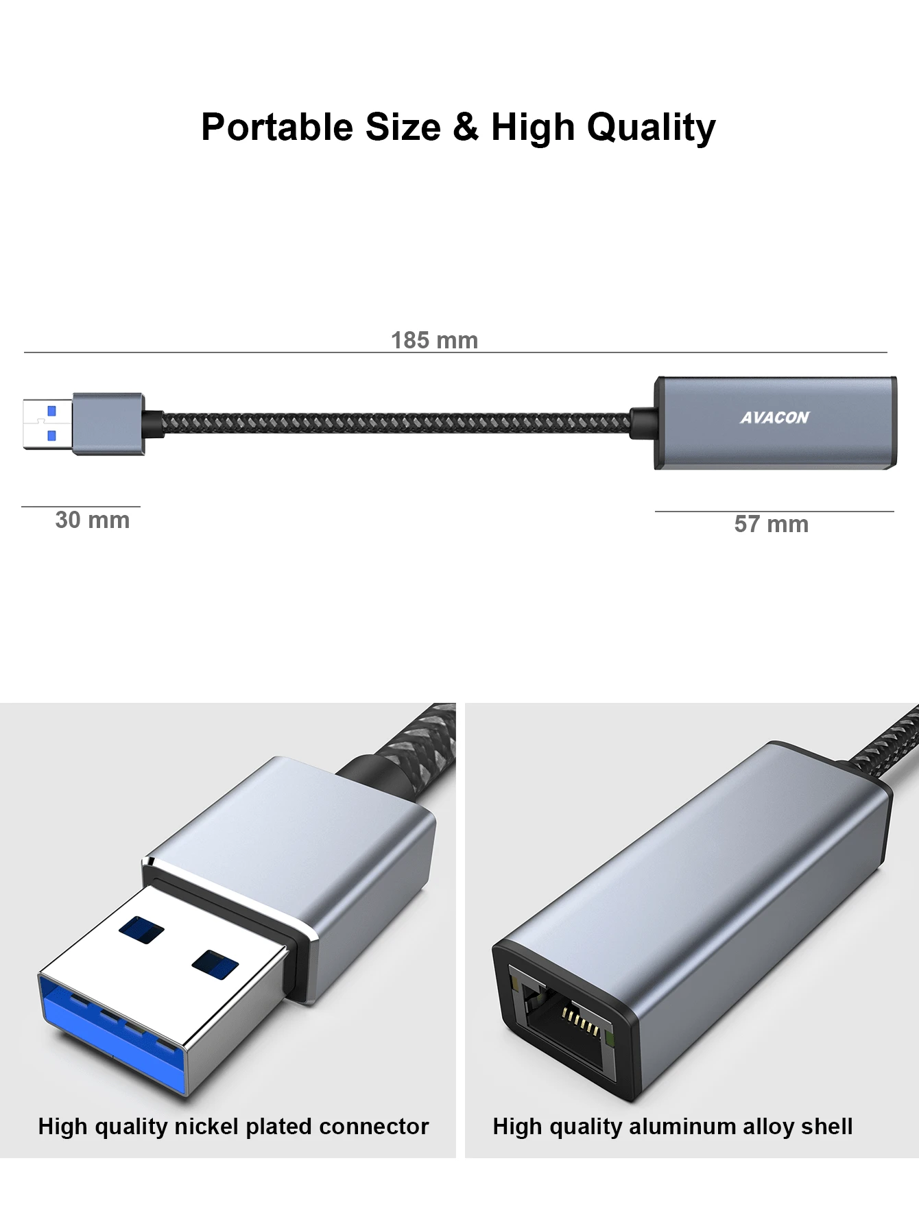 Benfei Usb Ethernet Adapter 1000mbps Usb Auf Rj45 Gigabit Ethernet Lan Network Adapter