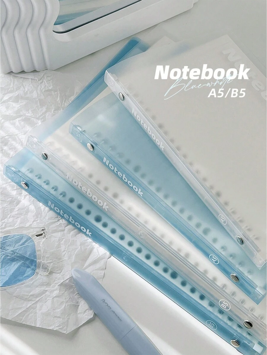 30 Sheets A5/B5 Light And Soft And Bendable Series Clear Notebook ...