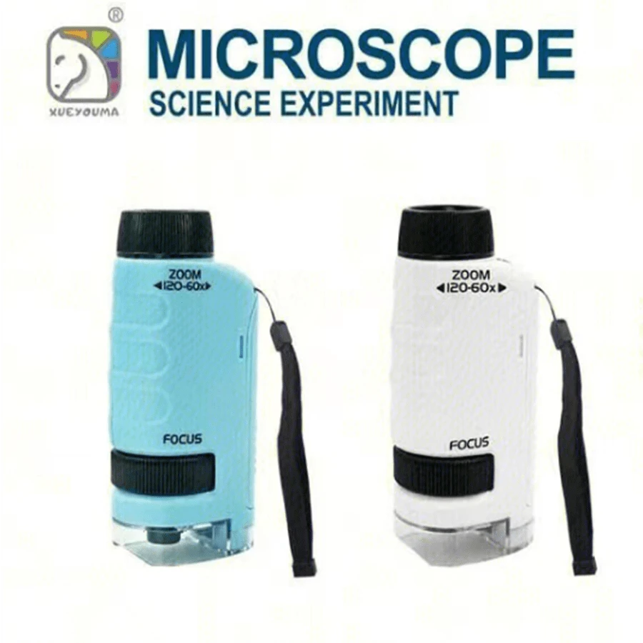 Handheld Portable Children's Microscope Outdoor Toy Exploration Science ...