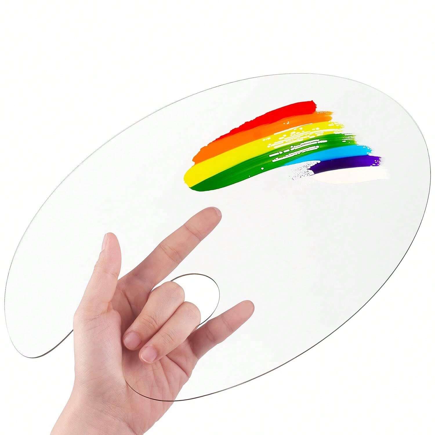 Acrylic Transparent Painting Palette. Oil Painting Palette, Art ...