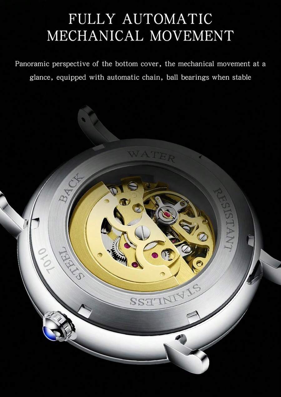 SANDA Sanda 2024 New 7010 Belt Fully Automatic Mechanical Fashion Trend ...