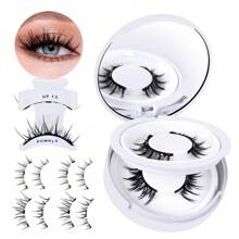 B&Qaugen Magnetic Eyelashes 2 Pairs Magnetic Lashes Natural Magnetic ...