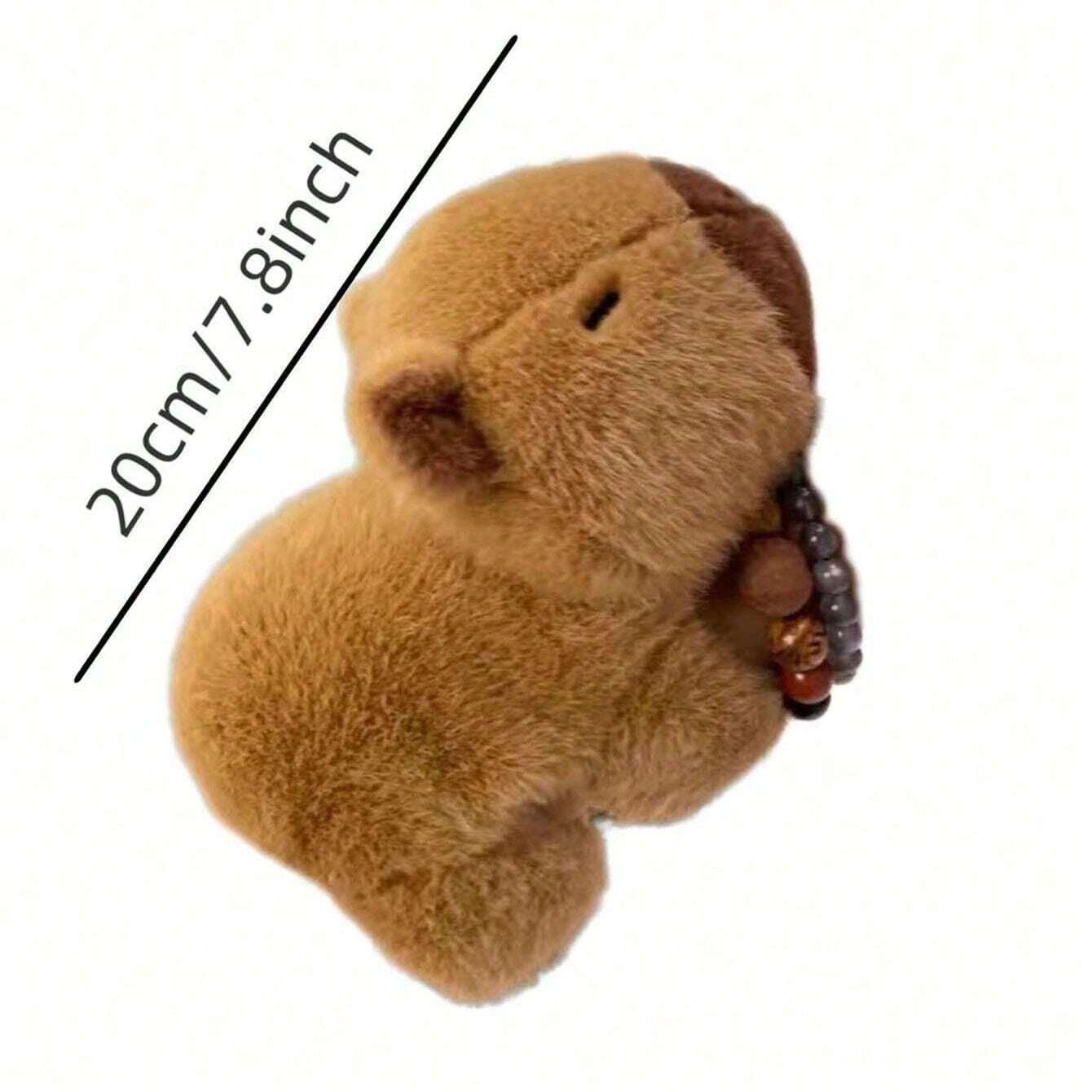 Capybara Plush Curtain Tieback Fastener - Cartoon Doll - Brown | SHEIN UK