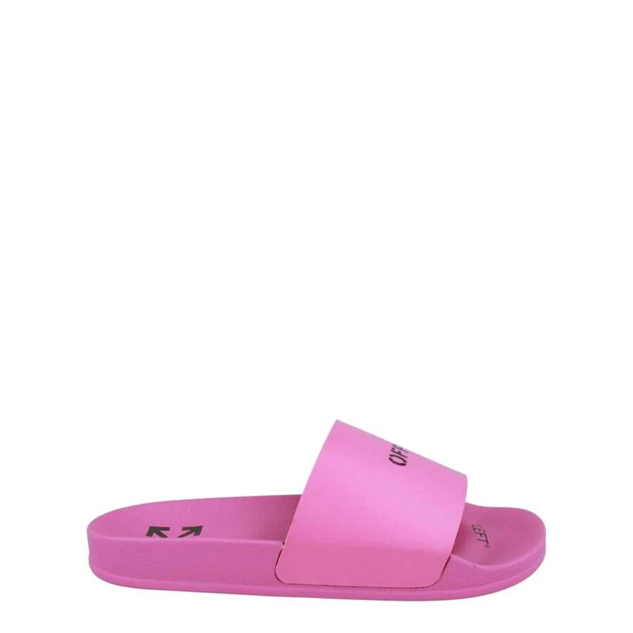 Off-White Logo Pool Slides | SHEIN USA