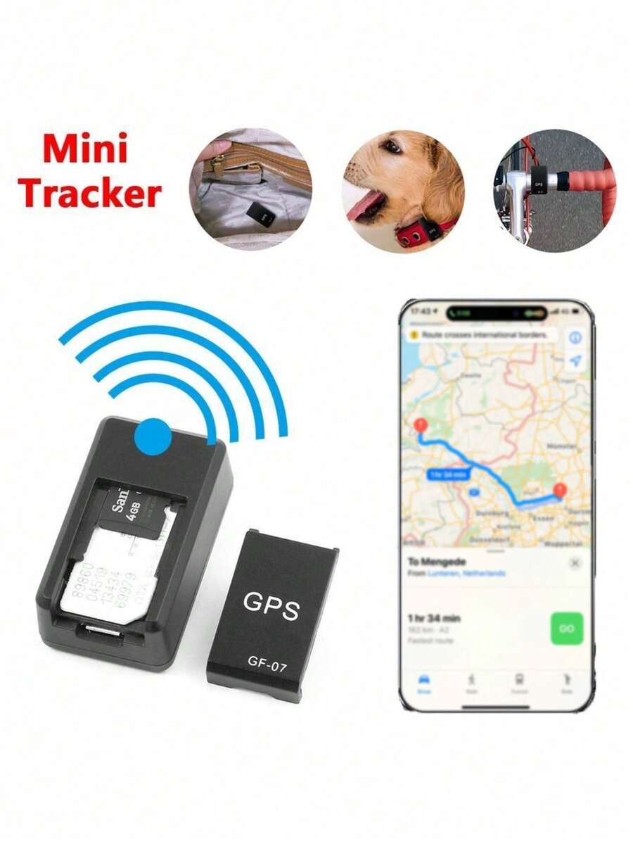 Magnetic Mini Car GPS Tracker Live Tracking Locator Device Voice ...