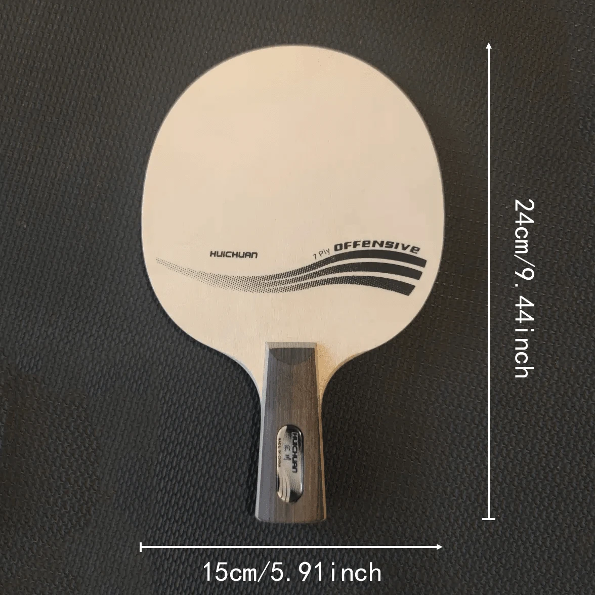 YINHE 7-Ply Pure Wood Table Tennis Blades For Beginner Arc Offensive ...