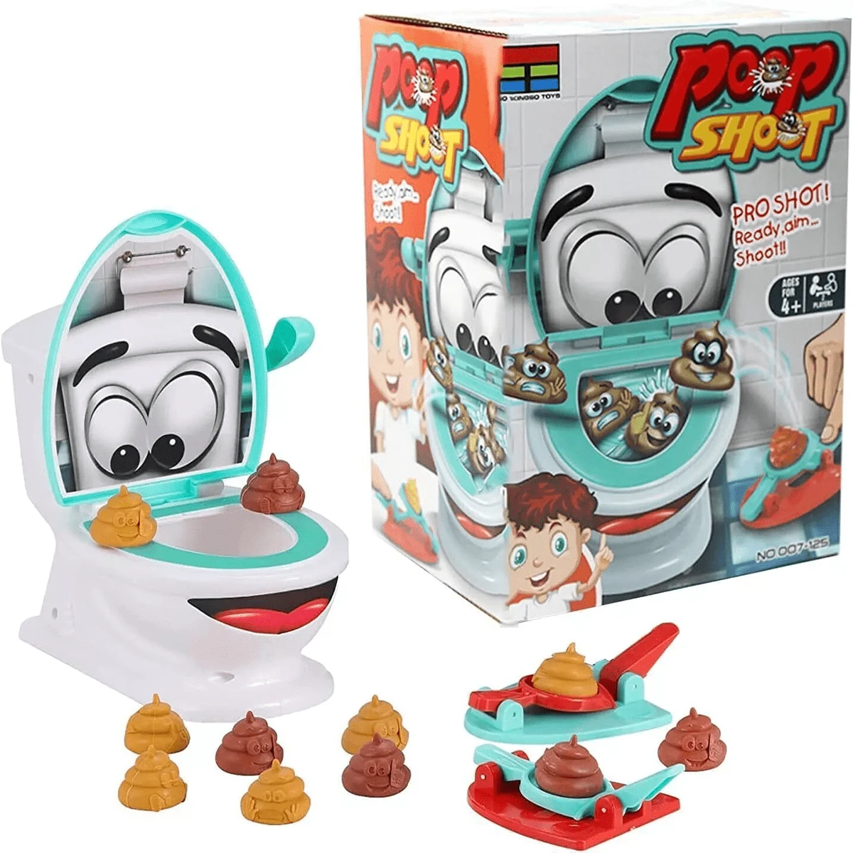 Poop Shoot Game Toy - Funny Toilet Games - Poop Shoot Game April Fools ...