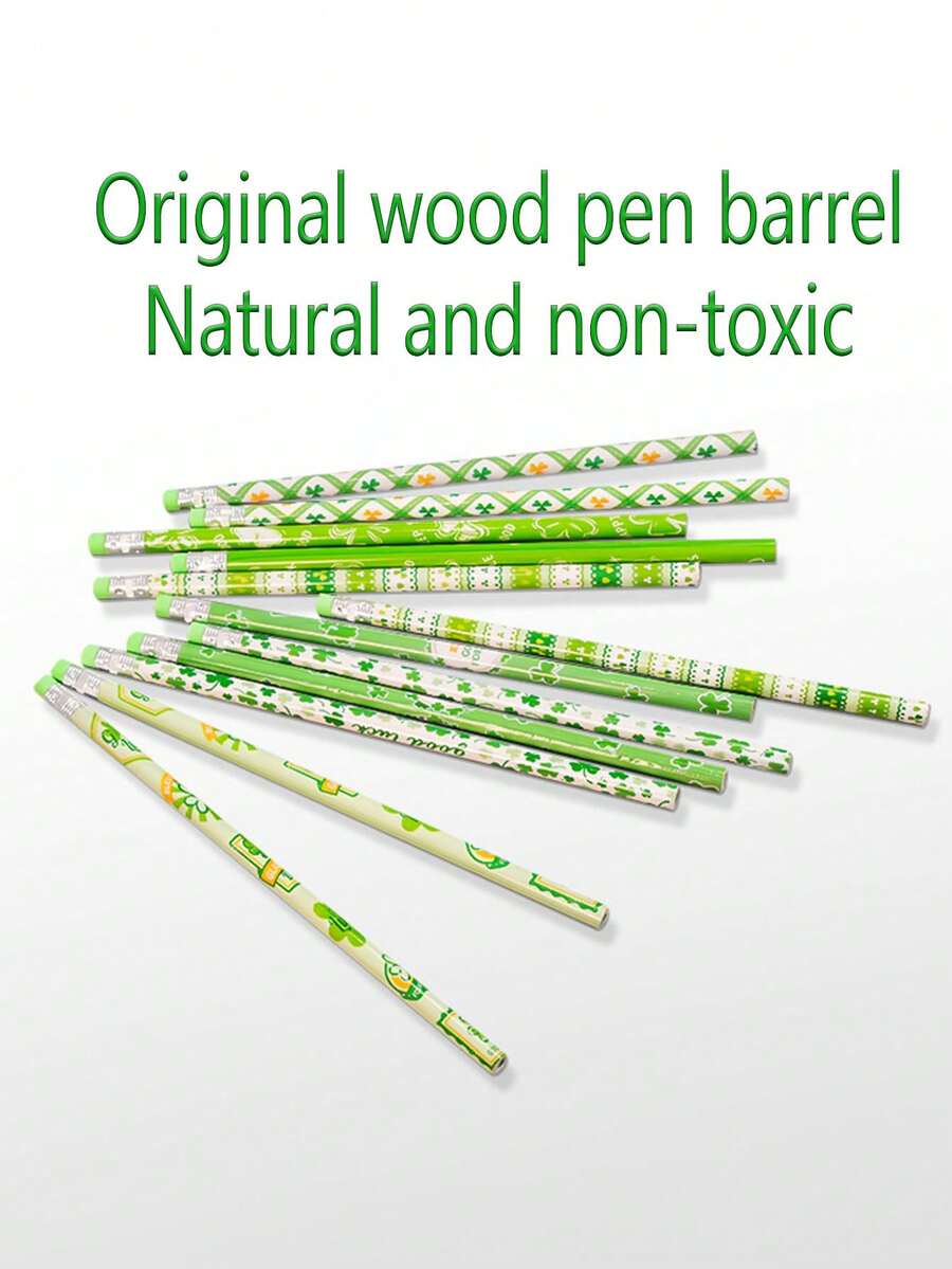 12 Kids Back-To-School Hot Clover Cartoon Pencils Elementary School ...