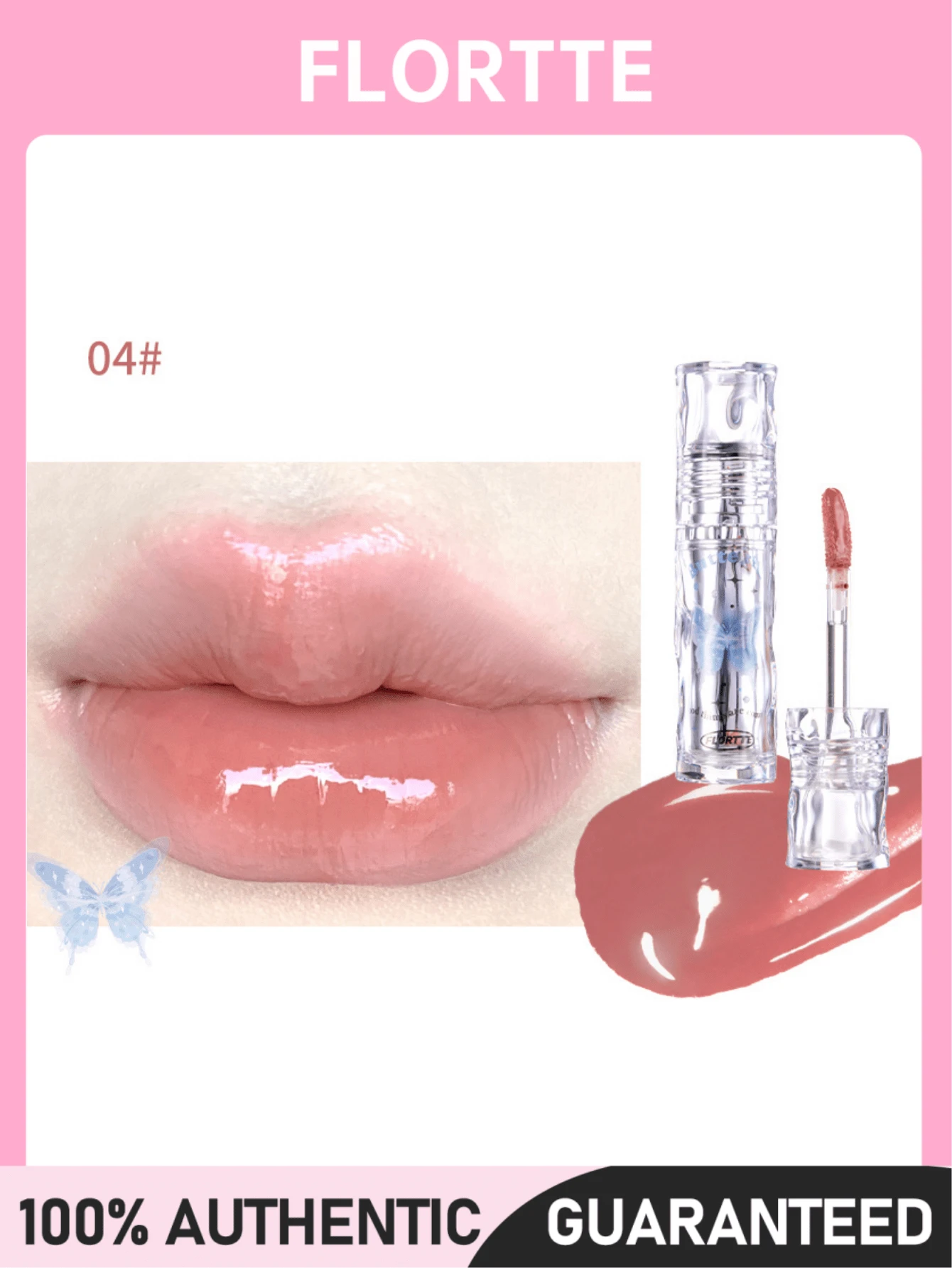 FLORTTE Série de brillant à lèvres et de laque à lèvres Haomeiliya 2,6 g | SHEIN