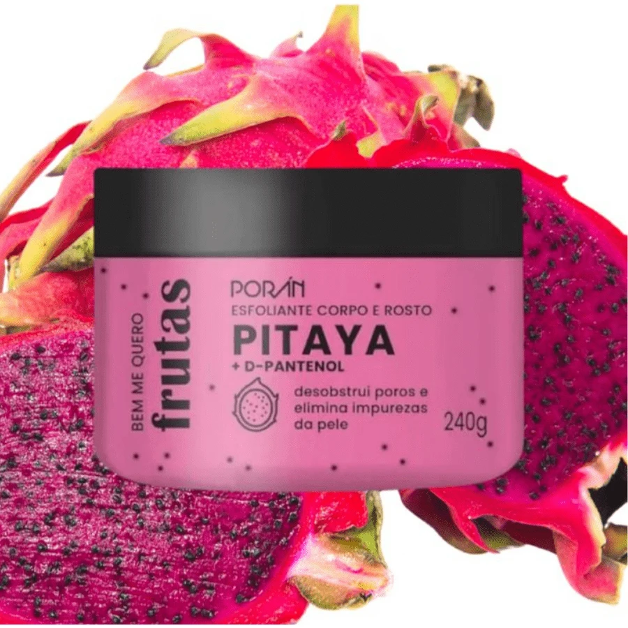 Esfoliante Corpo e Rosto Pitaya Poran Skincare Limpeza Ge | SHEIN Brasil