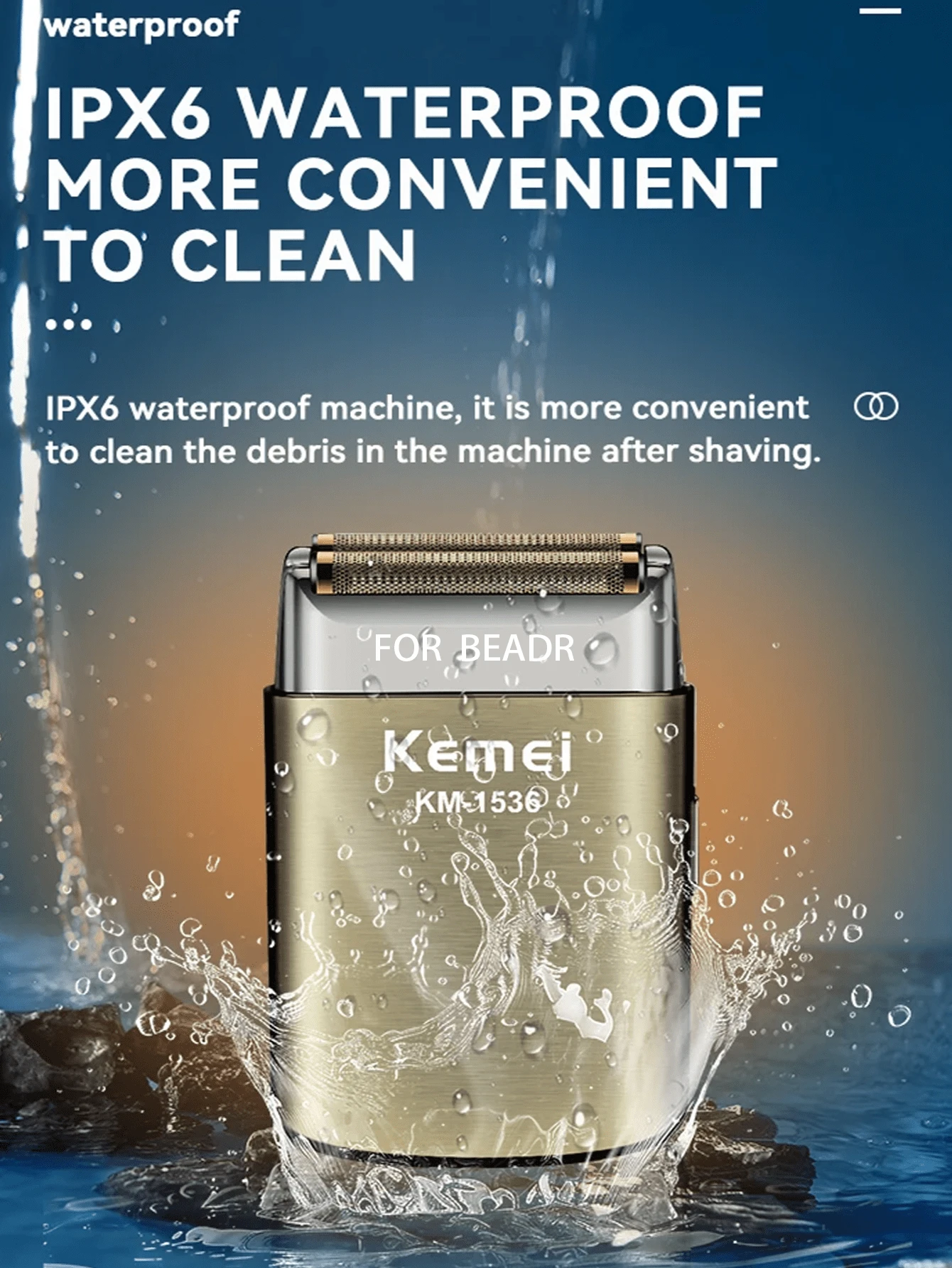 Kemei Kemei KM-1536 Portable Electric Professional Shaver USB ...